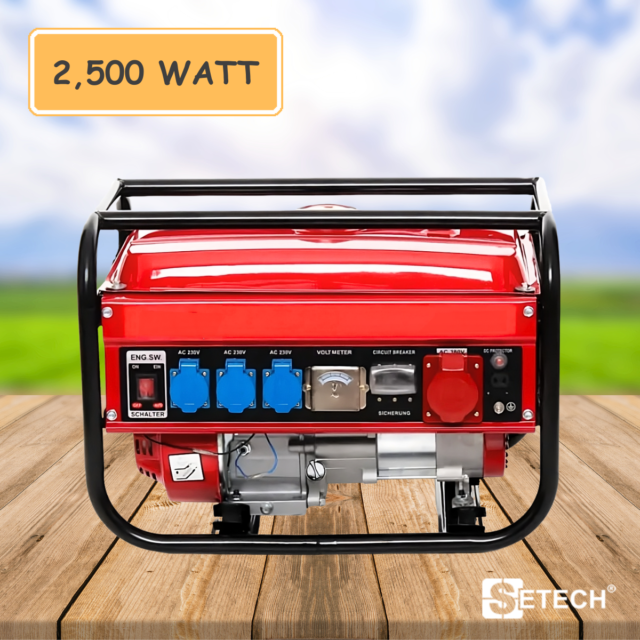 เครื่องยนต์ปั่นไฟ 2500 วัตต์ เบนซิน 2 จังหวะ SETECH